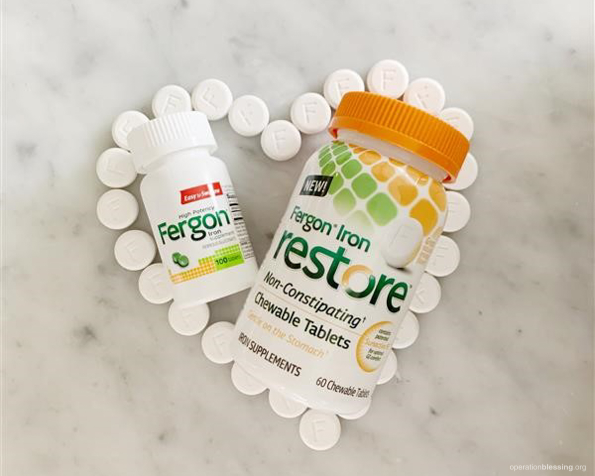 Press Release: Fergon Iron Supplements - Operation Blessing